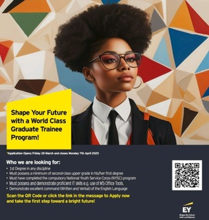 EY is accepting applications for its Graduate Trainee Program ...