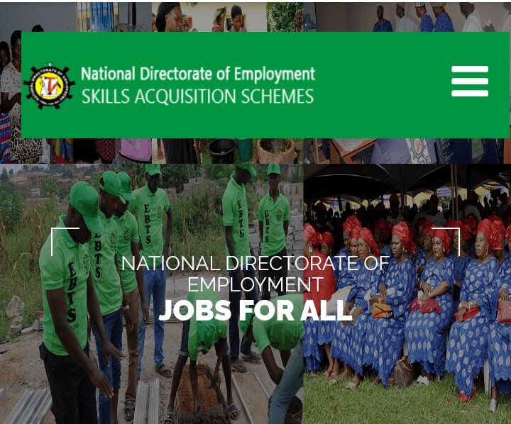 Call For Applications: National Directorate of Employment (NDE) Skill ...