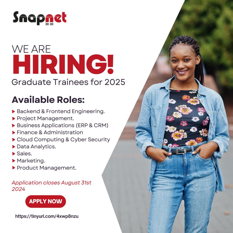 Link To Apply For Snapnet Graduate Trainee Program 2025