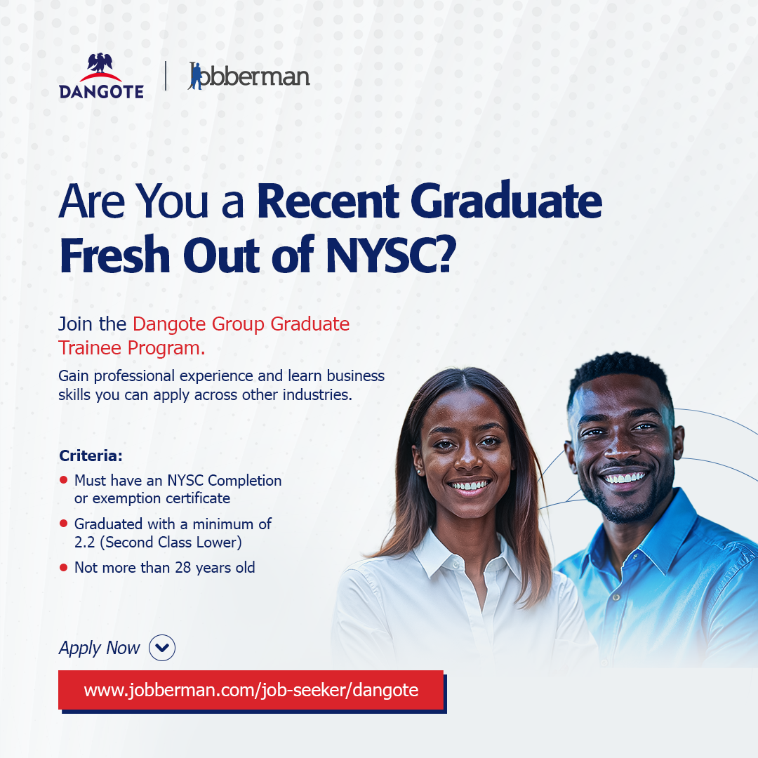 Apply Now and Join Dangote Graduate Trainee Programs 2025